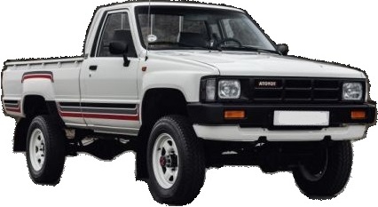 Toyota Hilux 4WD LN65 2,4D 55kW 2L 1984-1988